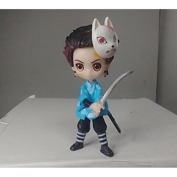 Toys | Demon Slayer Tanjiro Kamado With Cat Mask 27 Figure New | Poshmark